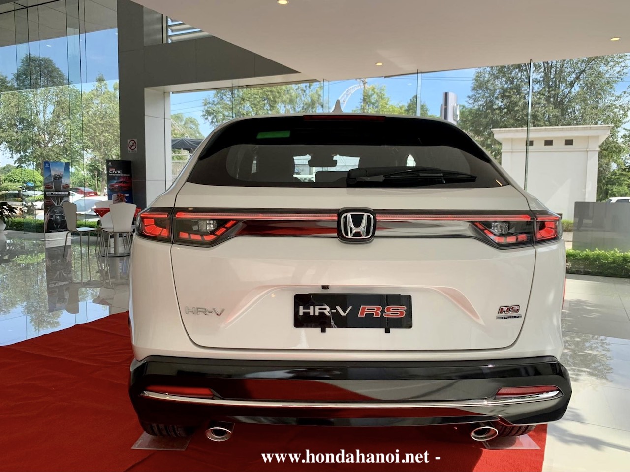 Honda HRV 2022 màu trắng Model 1.5RS Turbo hình ảnh bảng giá xe lăn ...